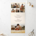 Rustic Fairytale Castle QR Code Story Book Wedding Tri-Fold Invitation ...