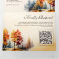 Rustic Fairytale Castle QR Code Story Book Wedding Tri-Fold Invitation ...