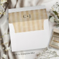 Rustic Faith Hope Love Christian Wedding Invite Envelope | Zazzle