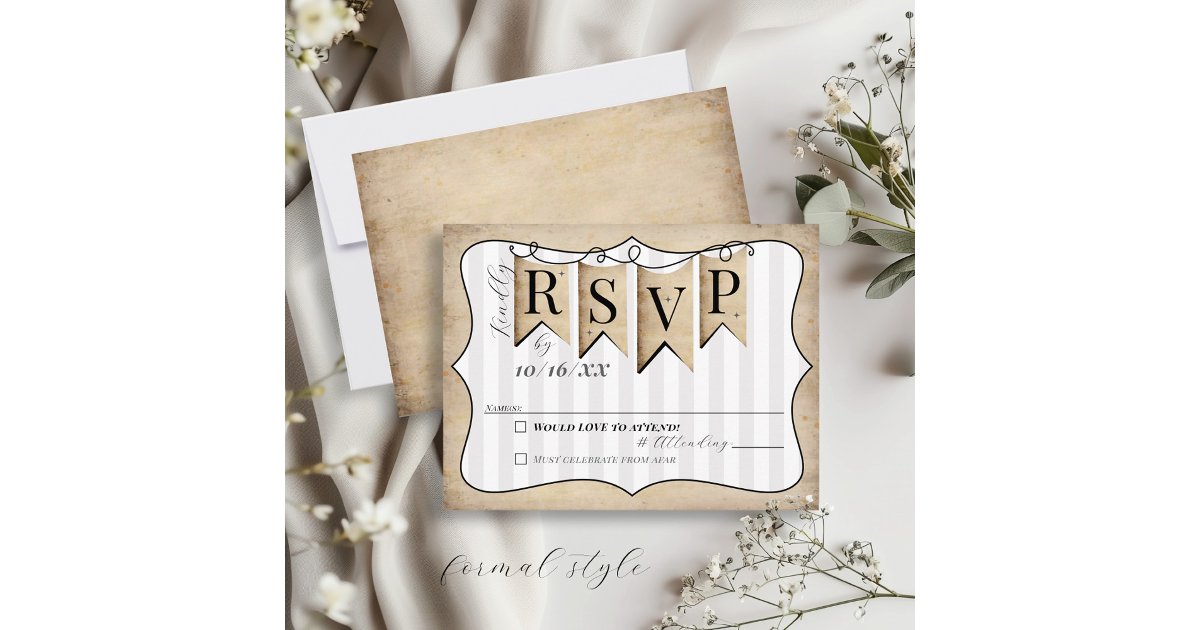 Rustic Faith Hope Love Christian Wedding RSVP Card | Zazzle