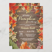 Rustic Fall Baby Shower Invitation | Zazzle