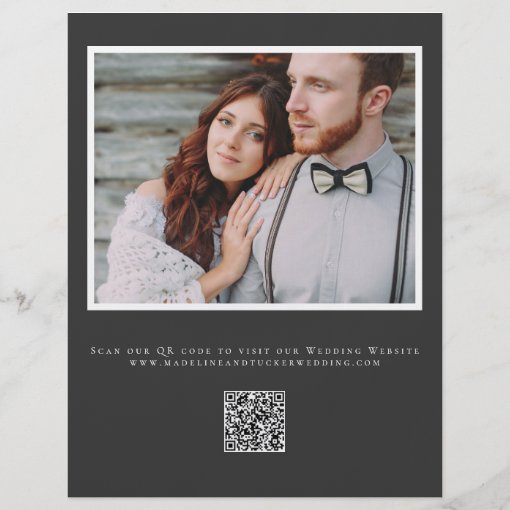 Rustic Fall Barn String Lights Wedding Invitation Flyer | Zazzle