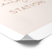 Rustic fall Sanitizing Station Poster | Zazzle