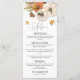 Rustic Fall Themed Menu | Zazzle