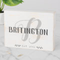 Rustic Family Name Sign, Farmhouse Name Wood Sign | Zazzle