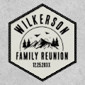 Rustic Family Reunion Camping Retro Cool Patch | Zazzle