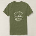 Rustic Family Trip Cabin Woods Retro T-Shirt | Zazzle