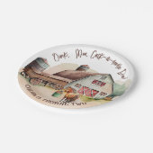 Rustic Farm Animal Tractor Boys Birthday Paper Plates | Zazzle