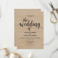 Rustic Farm Wedding Invitation Card | Zazzle