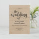 Rustic Farm Wedding Invitation Card | Zazzle