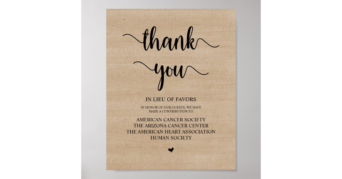 Rustic Farm Wood, Wedding Donation, Contribution Poster | Zazzle