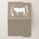 Rustic Farmhouse Animals & Faux Burlap File Folder | Zazzle