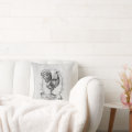 Rustic Farmhouse Country French Hand Drawn Throw Pillow | Zazzle