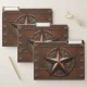 Rustic Farmhouse Cowboy Western Country Texas Star File Folder | Zazzle