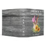 Rustic Farmhouse Family Recipe Cookbook Gray Wood 3 Ring Binder | Zazzle