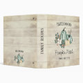 Rustic Farmhouse Pumpkin Recipe 3 Ring Binder | Zazzle