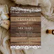 Rustic Farmhouse String Lights Lace Wood Wedding Invitation | Zazzle