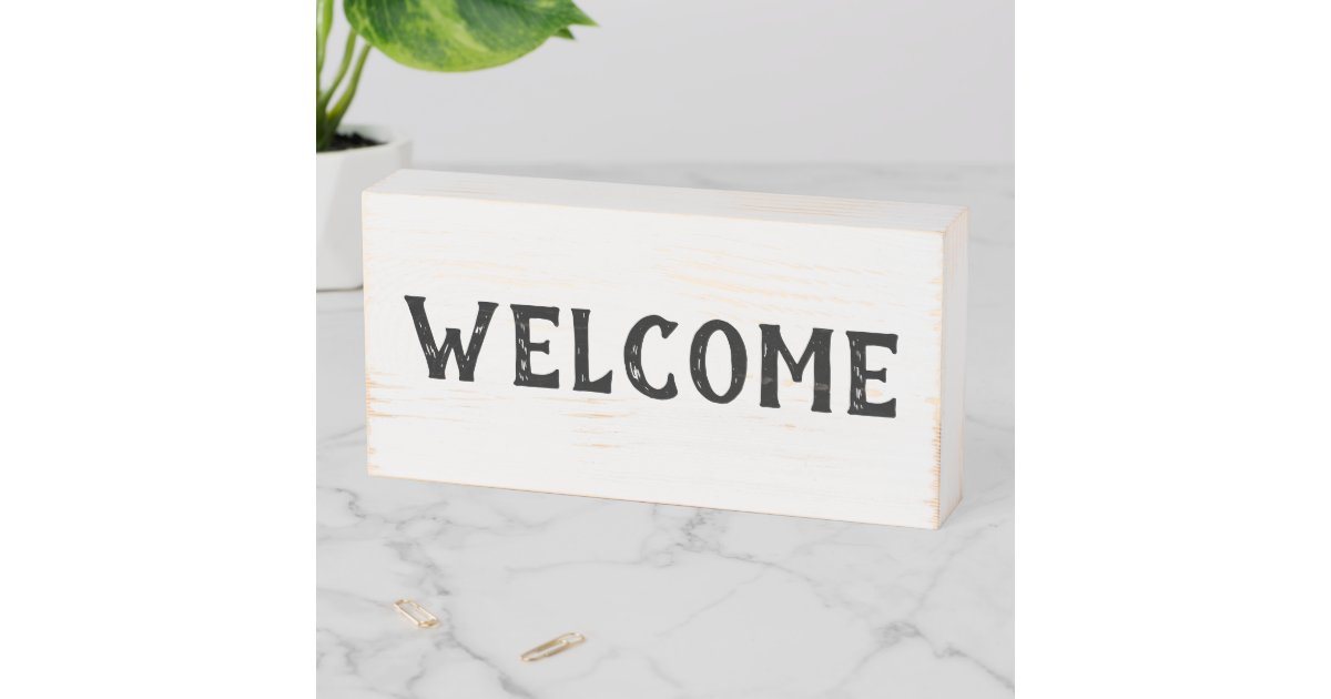 Rustic Farmhouse Welcome Sign | Zazzle