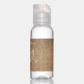 Rustic Faux Burlap Elegant Wedding Stay Safe Hand Sanitizer | Zazzle