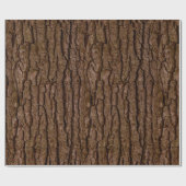 Rustic Faux Piece of Wood Grain Tree Bark Wrapping Paper | Zazzle