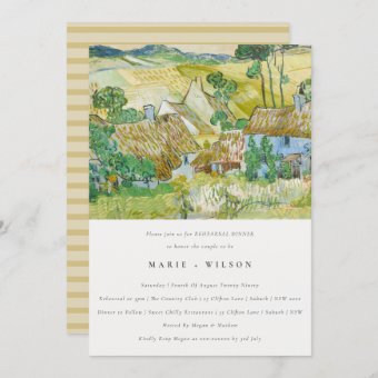 Rustic Fields Mountain Landscape Rehearsal Dinner Invitation | Zazzle