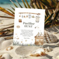 Rustic Floral Fishing Pacifier Hunt Baby Shower Poster | Zazzle