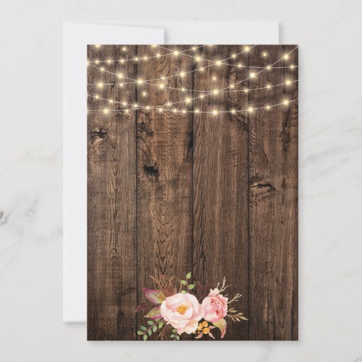 Rustic Floral Quinceañera 15th Birthday Invitation | Zazzle