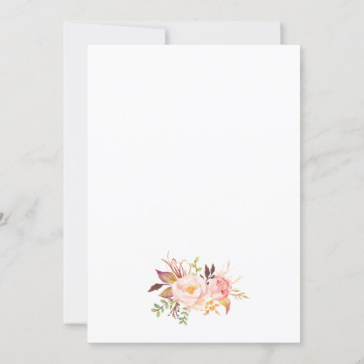 Rustic Floral Wedding Invitation-02updated Invitation | Zazzle