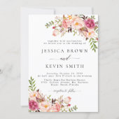 Rustic Floral Wedding Invitation-05 Invitation | Zazzle
