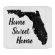 Rustic Florida state panhandle map outline logo Cutting Board | Zazzle