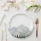 Rustic Forest and Mountain Wedding Paper Plates | Zazzle