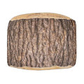 Rustic Forest Tree Stump | Wedding Heart Pouf | Zazzle