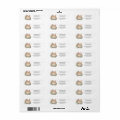 Rustic Forest Woodland Animals Return Address Label | Zazzle