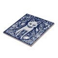 Rustic Fox Ceramic Ceramic Tile | Zazzle