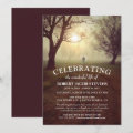 Rustic Funeral | Celebrating Life Memorial Photo Invitation | Zazzle