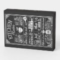 Rustic Funny Cooking Kitchen Rules List Wooden Box Sign | Zazzle