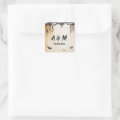 Rustic Gothic Frame Halloween Stickers Labels | Zazzle