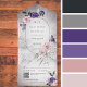 Rustic Gothic Pink & Purple Halloween QR Code All In One Invitation ...