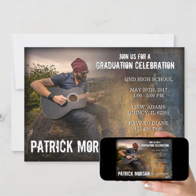 Rustic Graduation Announcement | Zazzle