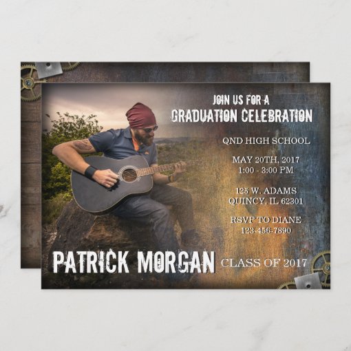 Rustic Graduation Announcement | Zazzle