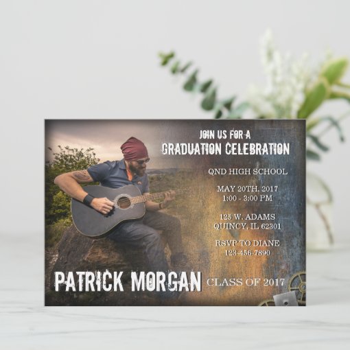 Rustic Graduation Announcement | Zazzle