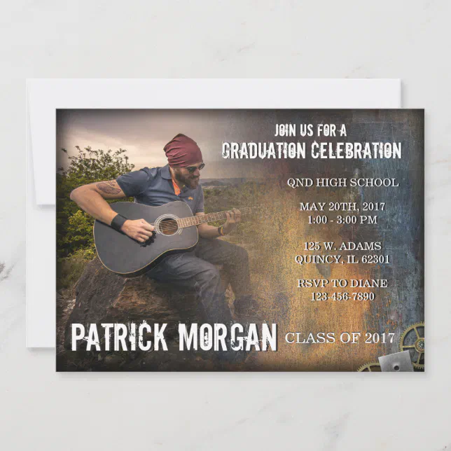 Rustic Graduation Announcement | Zazzle