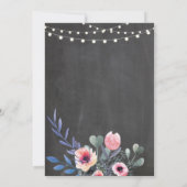 Rustic Graduation Party Pastels Pink Flower Invite | Zazzle