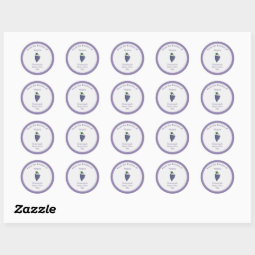 Rustic Grape Juice Label Sticker | Zazzle