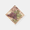 Rustic grape napkins | Zazzle