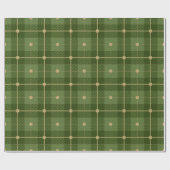 Rustic Green Plaid Wrapping Paper | Zazzle