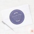 Rustic Handmade Lavender Soap Purple Classic Round Sticker | Zazzle