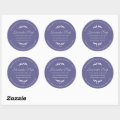 Rustic Handmade Lavender Soap Purple Classic Round Sticker | Zazzle