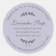 Rustic Handmade Lavender Soap Purple Classic Round Sticker | Zazzle