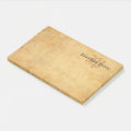 Rustic Handwritten Text Elegant Vintage Monogram Post-it Notes | Zazzle